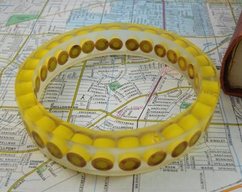 Clear resin bangle | Etsy