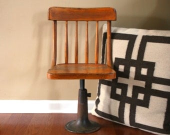 Vintage Office Desk Chair. Mid-Century. by RhapsodyAttic on Etsy