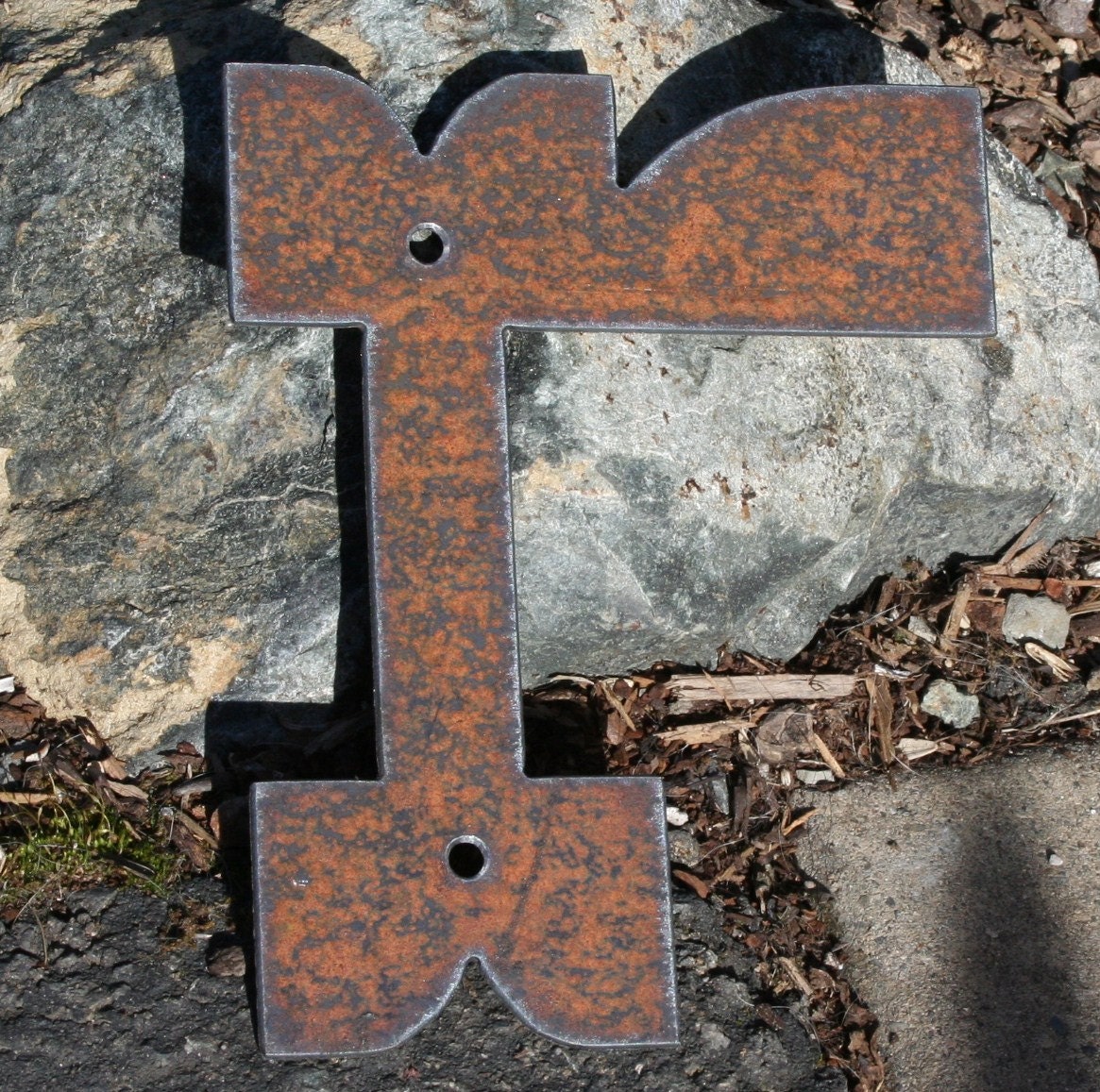 CUSTOM Metal Letters Western Rustic Steel numbers symbols 8