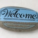 Welcome Hand Painted Rock Door Stop