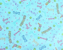 Popular items for fabric with words on Etsy
