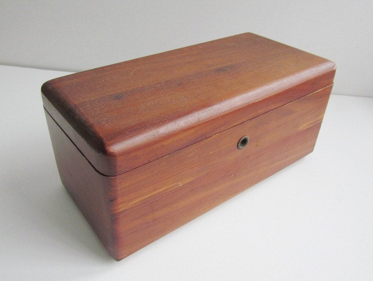 Vintage Wooden Cedar Chest Box Lane Cedar Advertising Display