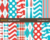 Items similar to Love Dad - Digital Paper Pack (Set of 12 Papers ...