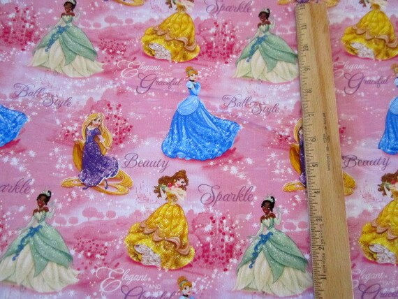 Disney Princess Royal Debut Tossed By Loriscountryfabrics On Etsy