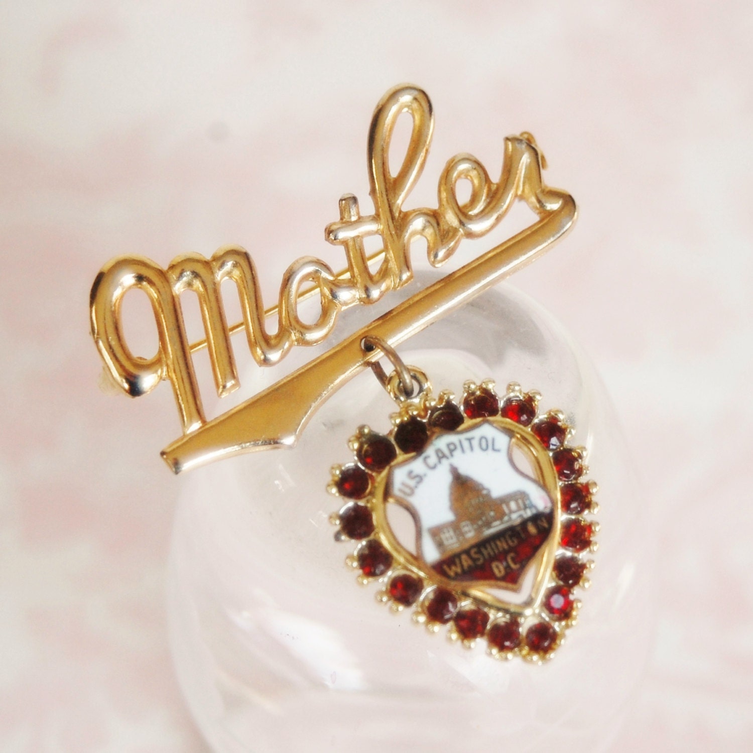 Vintage Mother Souvenir Brooch from Washington, DC – Haute Juice