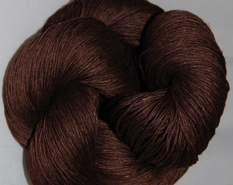 Dark brown yarn | Etsy