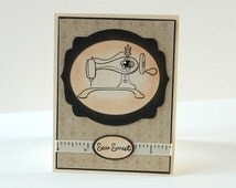 Popular items for sewing machine card on Etsy