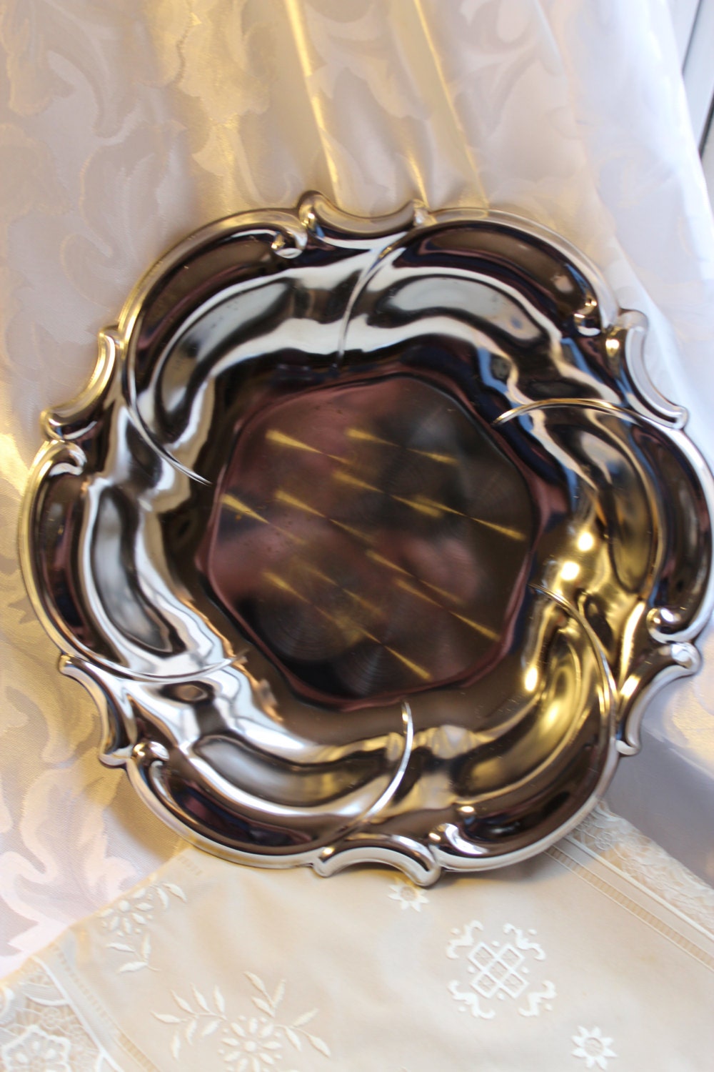 Vintage Chrome Plated Serving Dish – Haute Juice