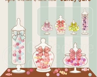 Unique candy shop clipart related items | Etsy