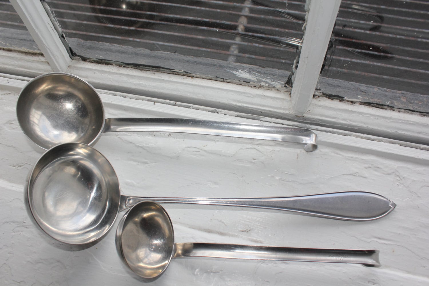 3 vintage stainless steel ladles from Finland – Haute Juice