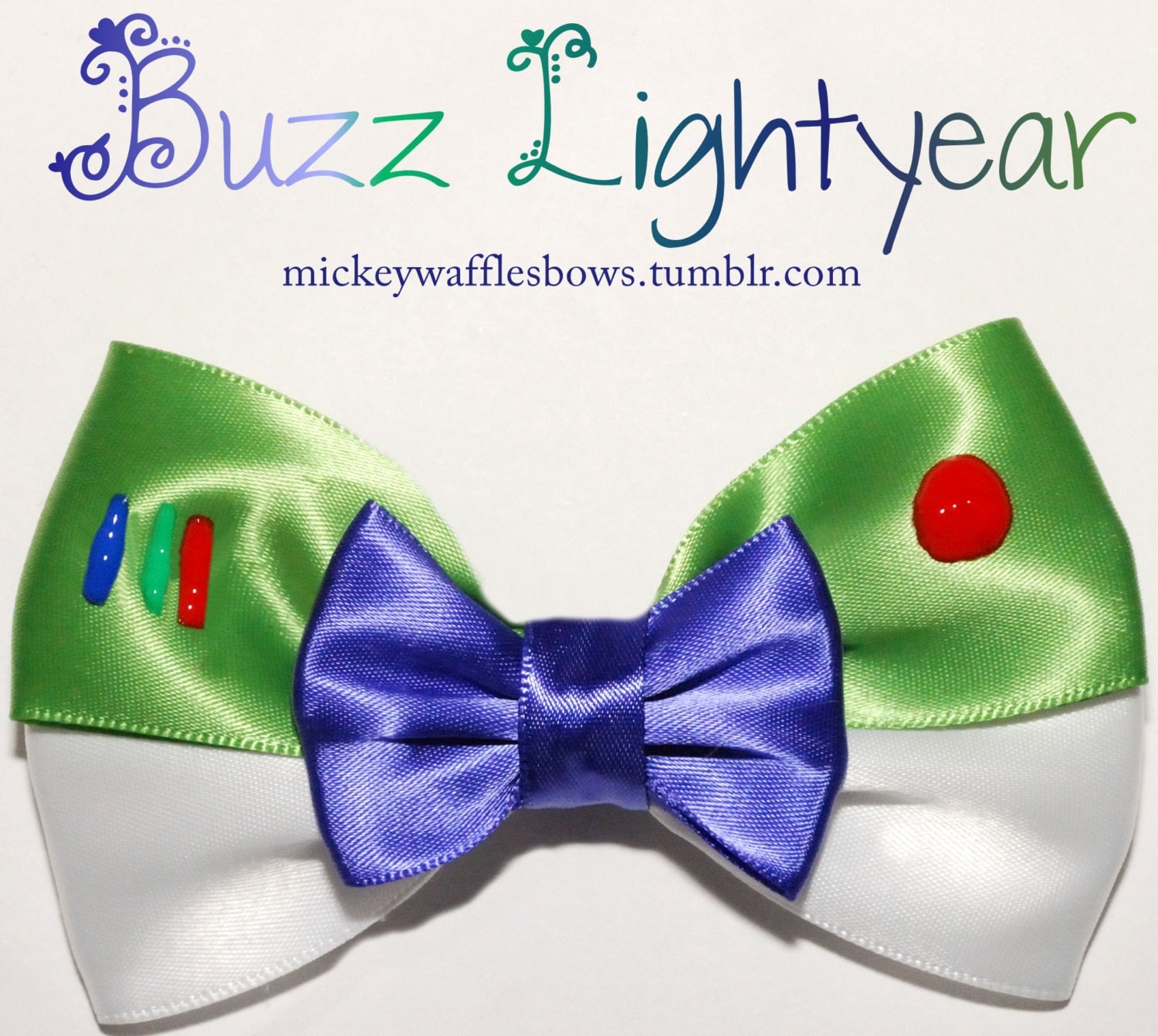Buzz Lightyear Hair Bow by MickeyWaffles | Etsy