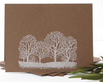 Tree greeting cards | Etsy