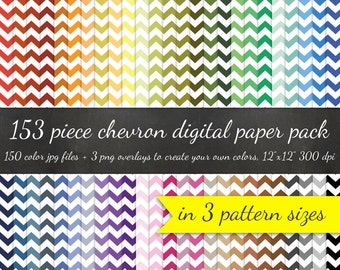 Digital Scrapbook Paper Backgrounds and Clip by TheGeekeryStore
