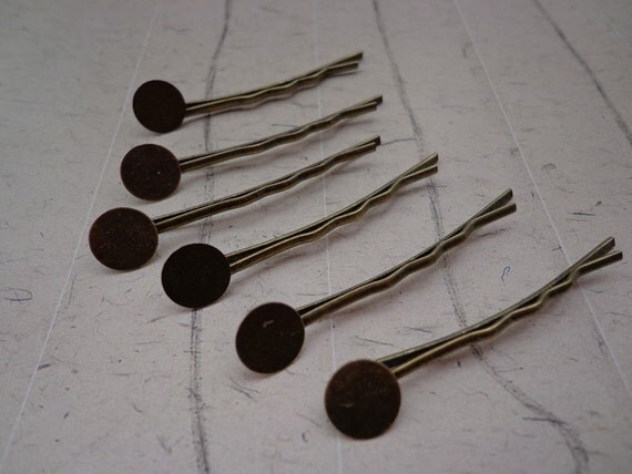 SALEBobby Pin50pcs antique bronze Bobby Pins with 8mm