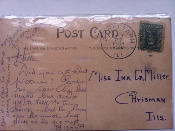 VIntage Postcard Collectible and Rare by PompeyCollectibles