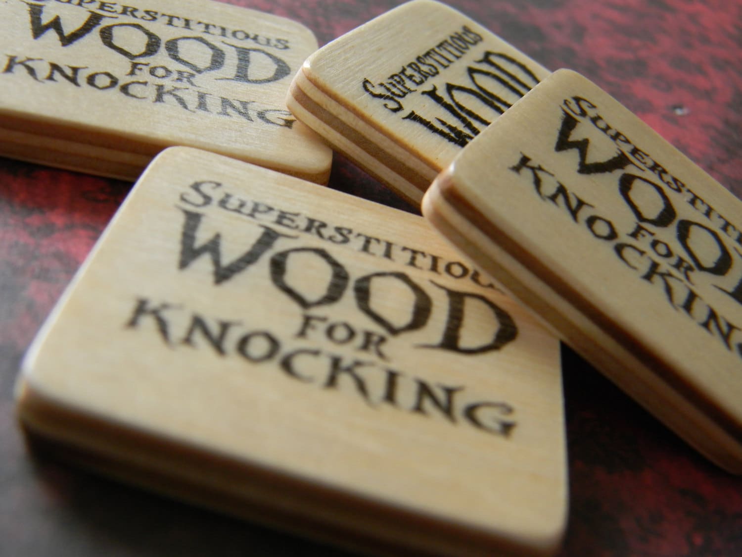 Knock on Wood Superstitious Wood for Knocking