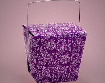 Items similar to Cake Slice Favor Boxes - Purple on Etsy