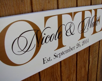 Est date sign | Etsy