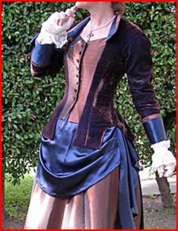 TV405 1872 Vest Basque Bodice Sewing Pattern by Truly