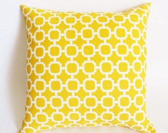 Popular items for bright yellow pillow on Etsy
