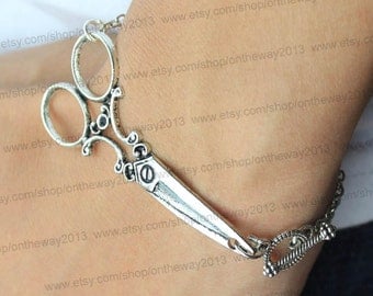 Popular items for scissors bracelet on Etsy