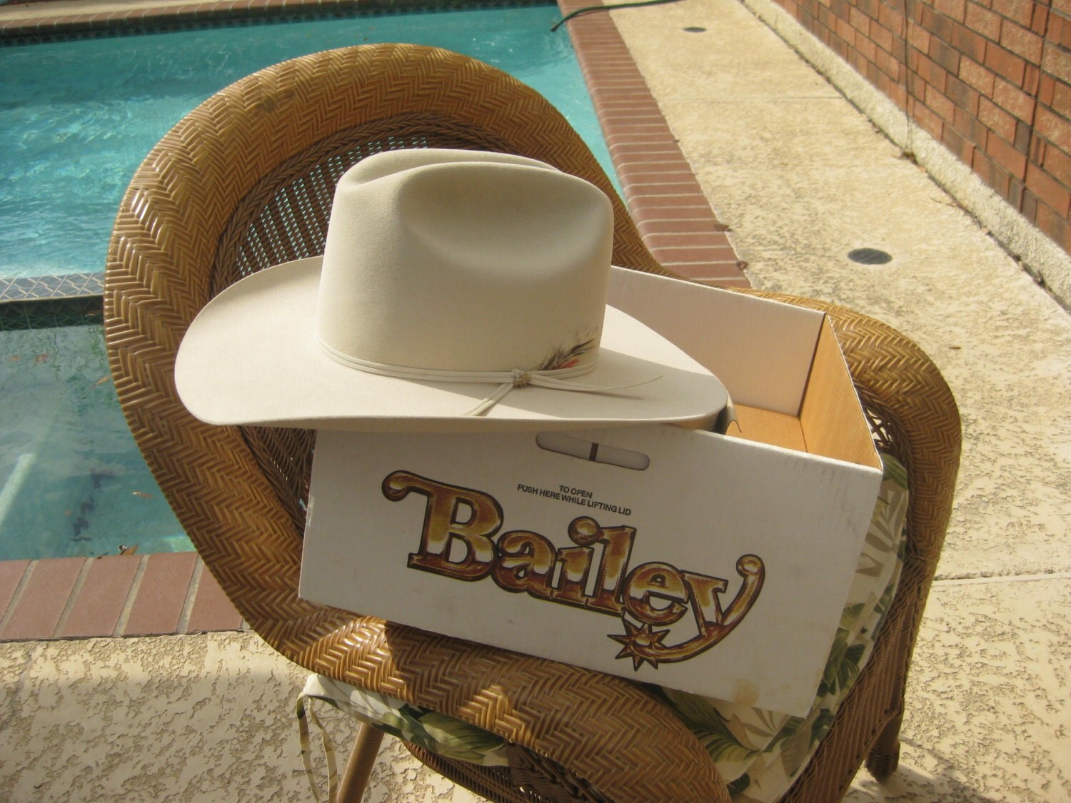 Real Vintage Beaver Hat From Stelzigs of Houston. Size 7 3/8, Nice ...