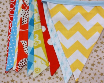 Harvest Fall Colors Bunting Flag Banner. by StarlitNestGifts