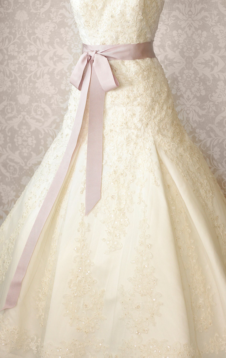 Bridal Sash – Romantic Luxe Grosgrain Ribbon Sash – Wedding Sashes ...