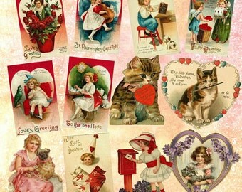 Victorian cards | Etsy