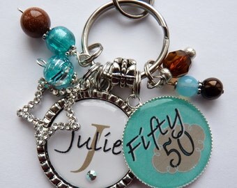 Personalized 50th birthday gift name sister aunt daughter nana grandma ...