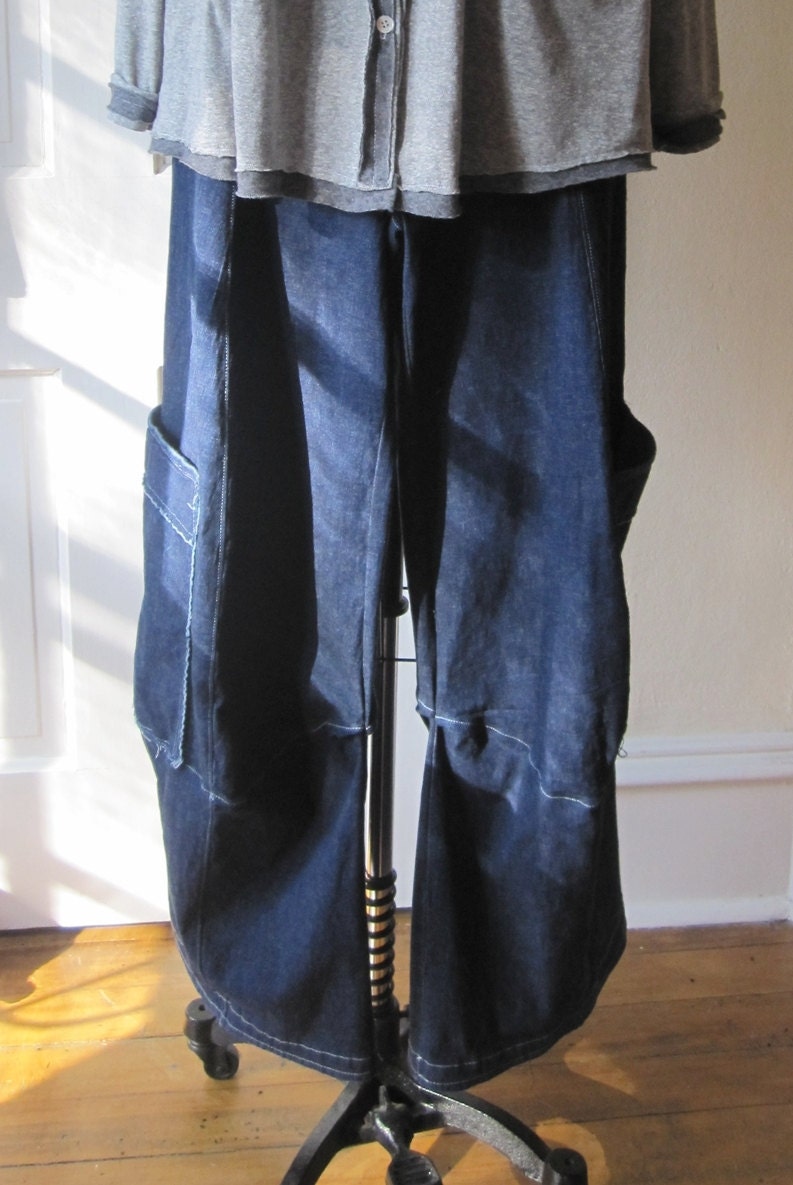 Breathe Gangsta Slouch Jeans, Denim, Lagenlook Pants | FotoFuze