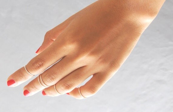 Buy2Get1Free 5 Bands First Above Knuckle or Toe Rings from