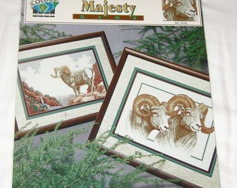 True Colors Counted Cross Stitch Patterns Sheep Bucks, Rams - Mountain ...