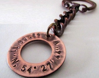 Popular items for copper keychain on Etsy
