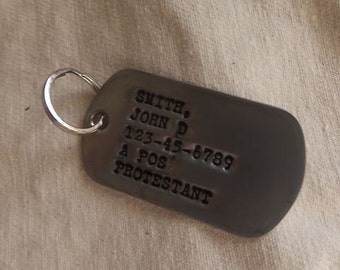 Dog Tags Genuine Military Black Special Forces by StanselSurplus