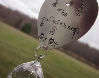 Personalized Family Name Crystal Ball Sun Catcher Charm for Car, Garden ...