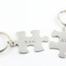 Mr. and Mrs. Puzzle Pieces Keychains Bridal Shower Gift