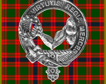 Kirkpatrick Clan Crest Scottish Cap Badge CB02 by celticstudio