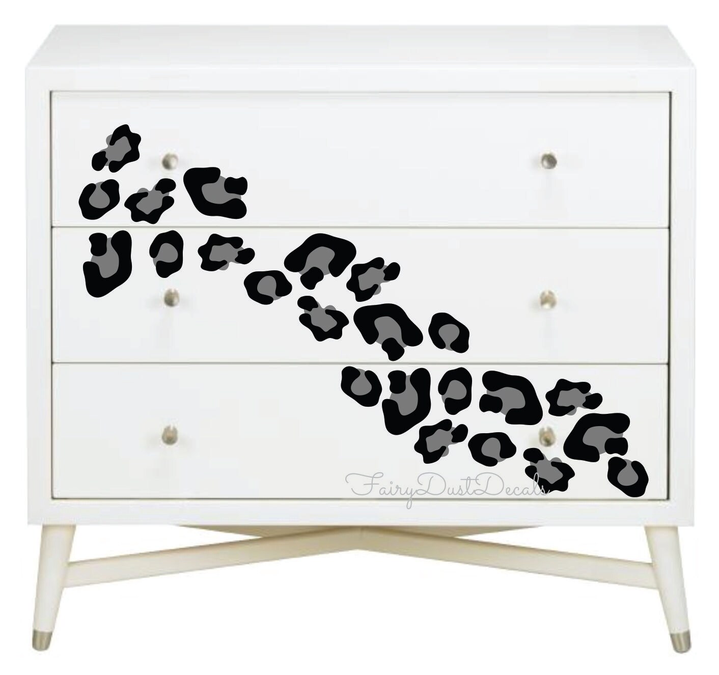 Cheetah Spots Wall Decals Animal Print Wall Decals Leopard