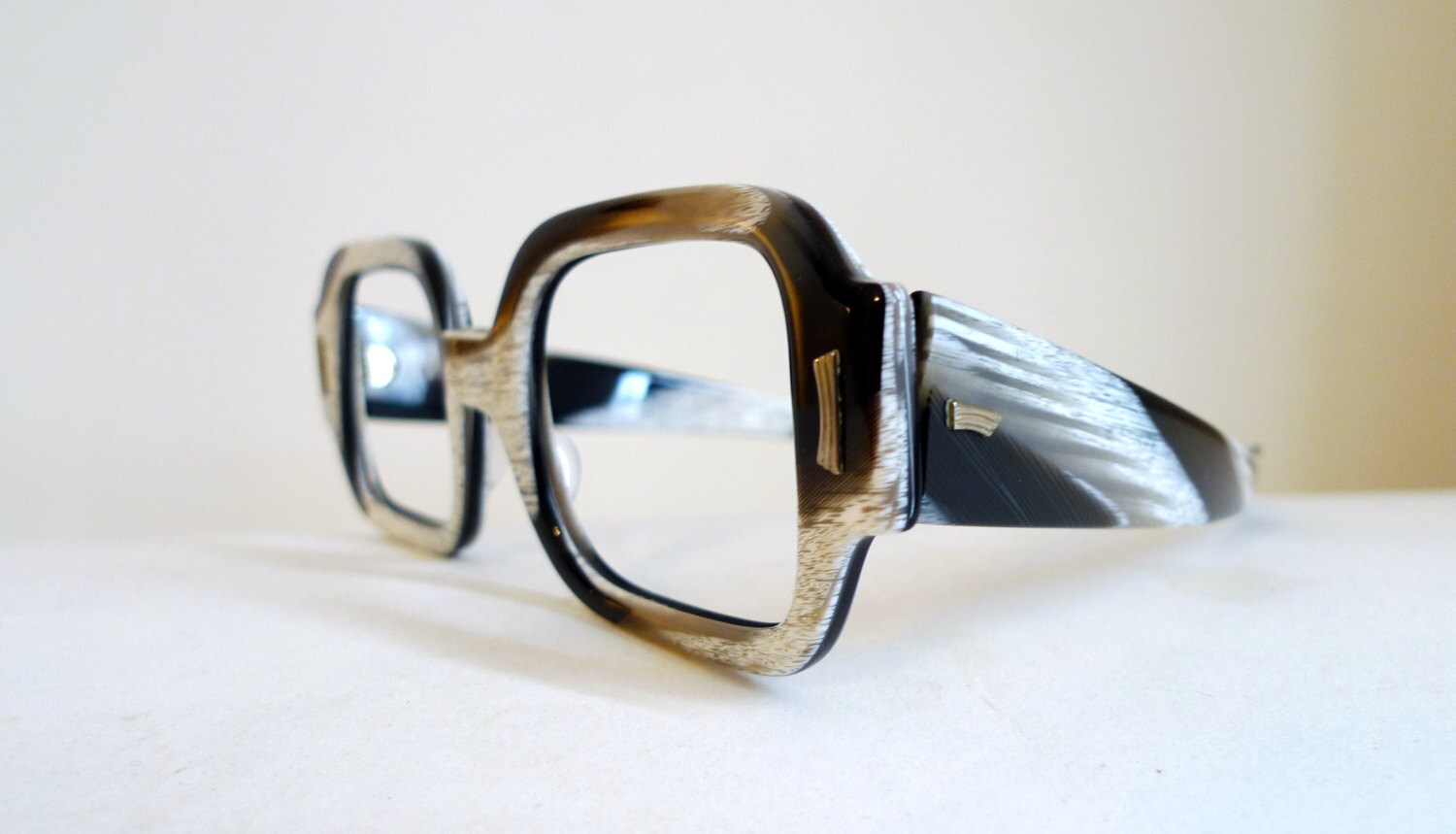 NOS Unisex Vintage Designer Eyeglass Frame / Zebra Pattern Sunglasses ...