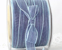 Popular items for denim ribbon on Etsy