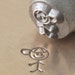 Metal Stamps FAMILY Stick Figure Design Hand Stamped by Chain0
