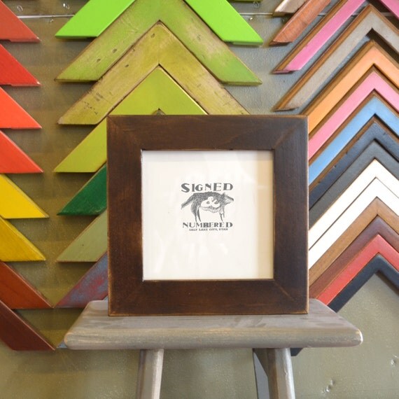 6x6 Square Picture Frame in 1.5-inch standard by signedandnumbered