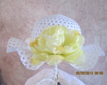 Popular items for girls tea party hat on Etsy
