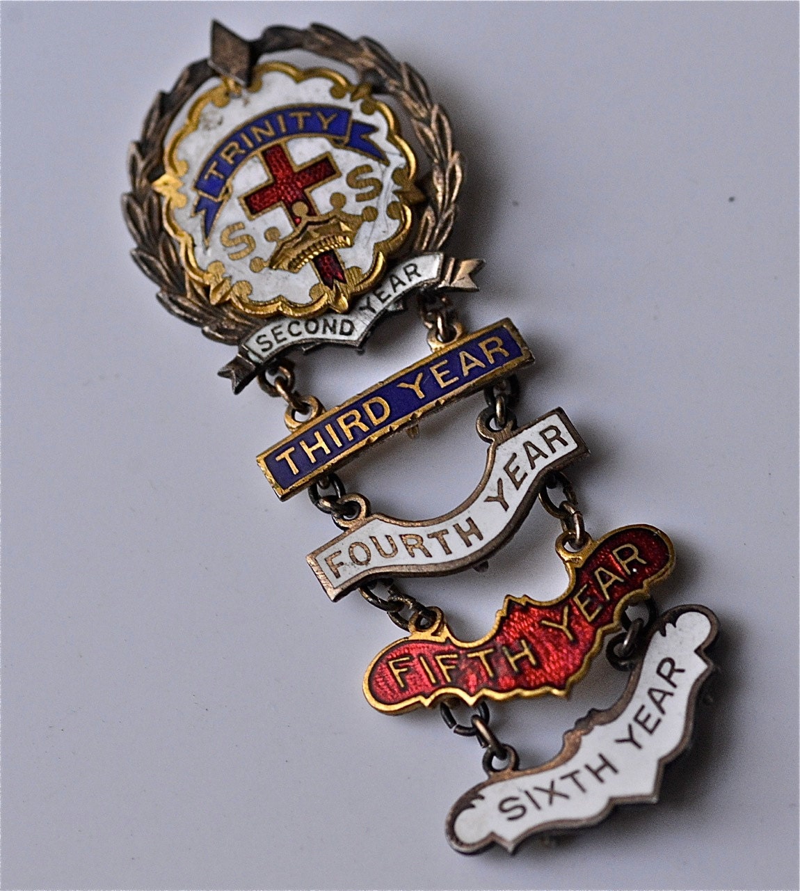 Sale Attendance Pin Vintage Sunday School Sterling Silver