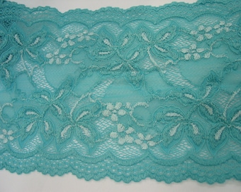 Teal lace trim | Etsy