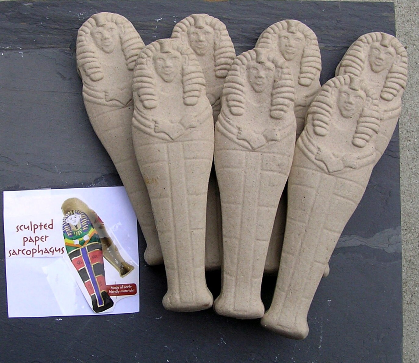 Egyptian Mummy Sarcophagus Paper Craft Diy Craft Mummy Box