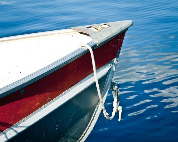 Items similar to Photo of Line on Fishing Boat Bow - Fine Art Photo ...