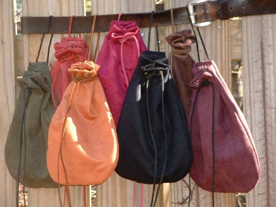 C289 Men's Medieval Renaissance Large Drawstring Bag