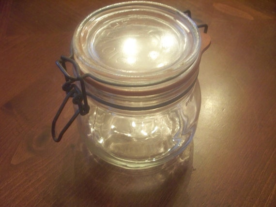 Locking Lid Storage Containers Glass Triomphe jar with locking lid